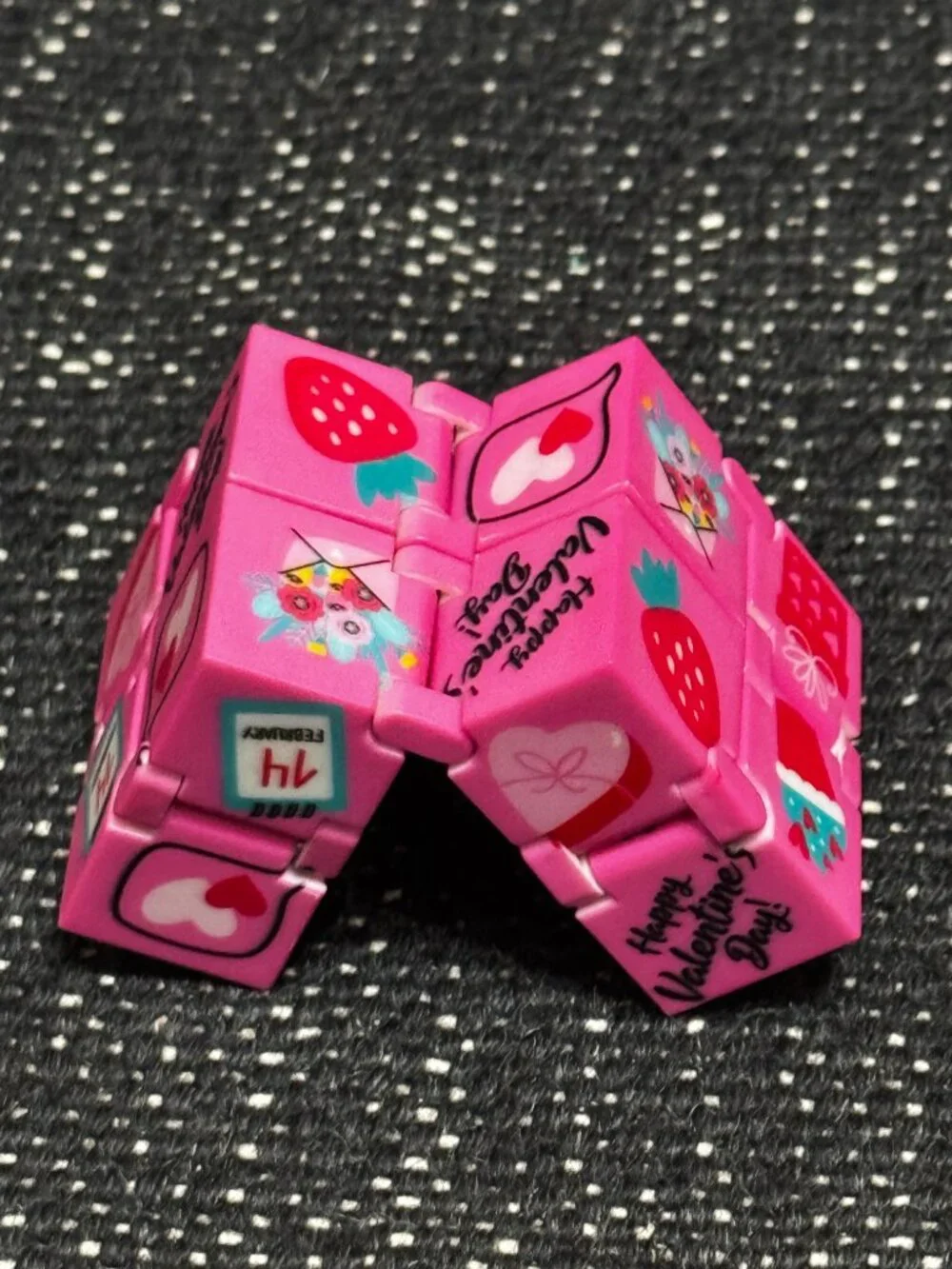 Little Fish | Toys | Infinity Cube Fidget Toy By Small Fish Pink ...